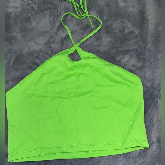 Zara | Tops | Zara Green Halter Top | Poshmark